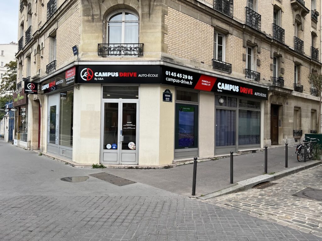 Auto-école Campus Drive l Paris 14ème l Promo 200€ jusqu'au 31 janvier 2026